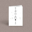 Libra Geometric Arrow Design | Available as greetings card or download.
