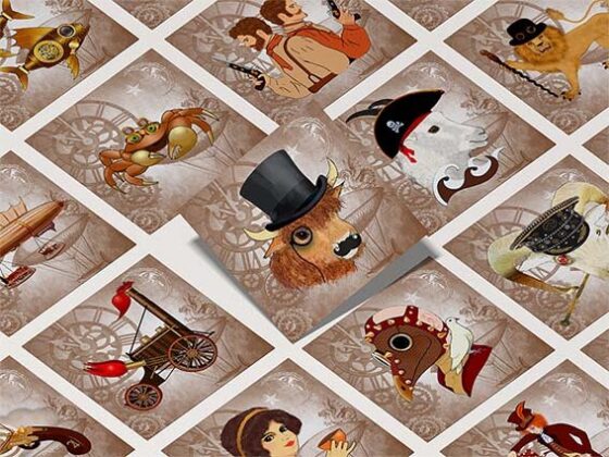 Steampunk Character Cards | The Steampunk Astrologer